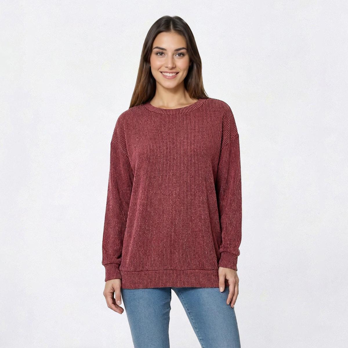 Click here for Womens Lexington Ave Cozy Long Sleeve Crew Neck Sw... prices